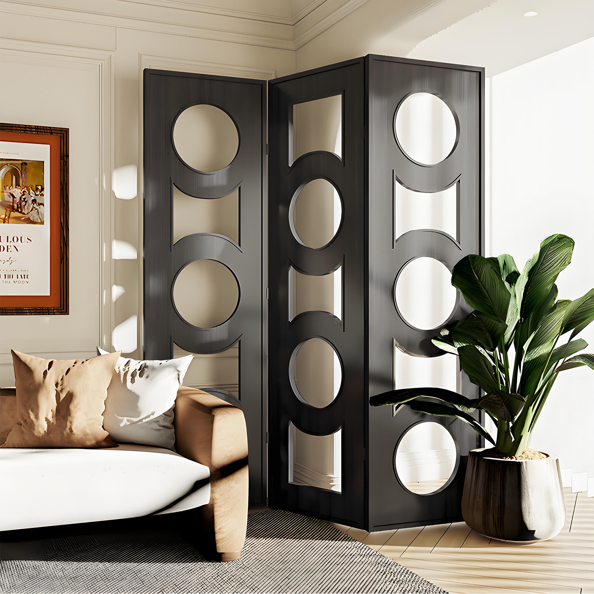 ComfySofa.s Luxurious Retro Solid Wood Screen | Wayfair