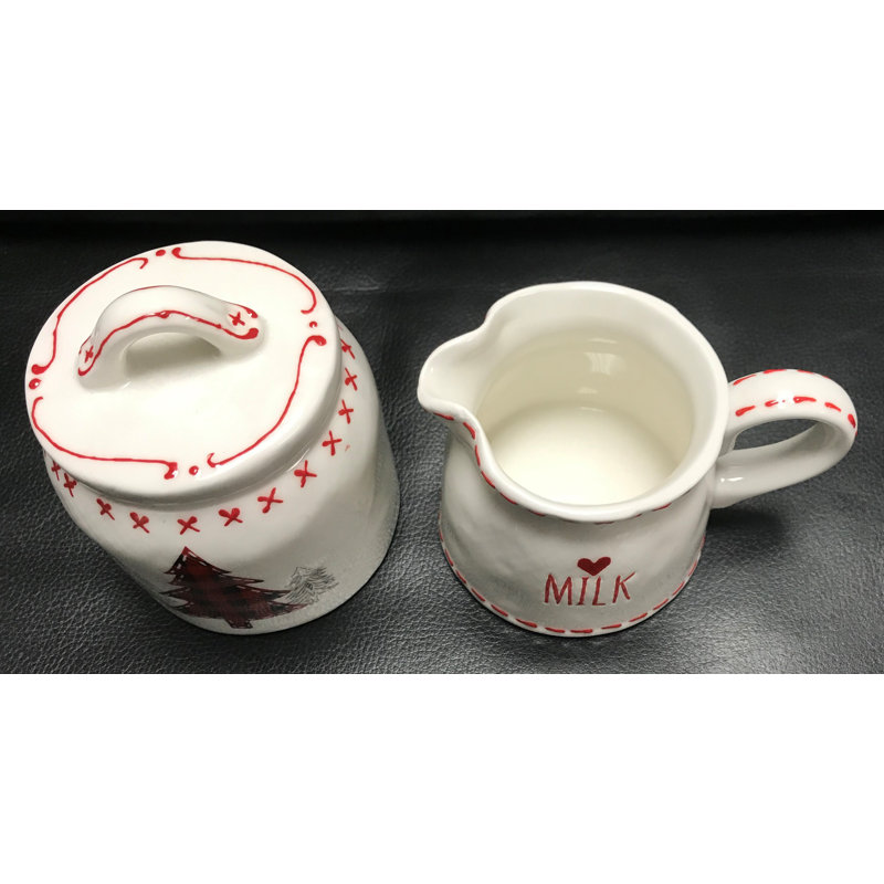 Red Vanilla Sugar & Creamer Set & Reviews | Wayfair