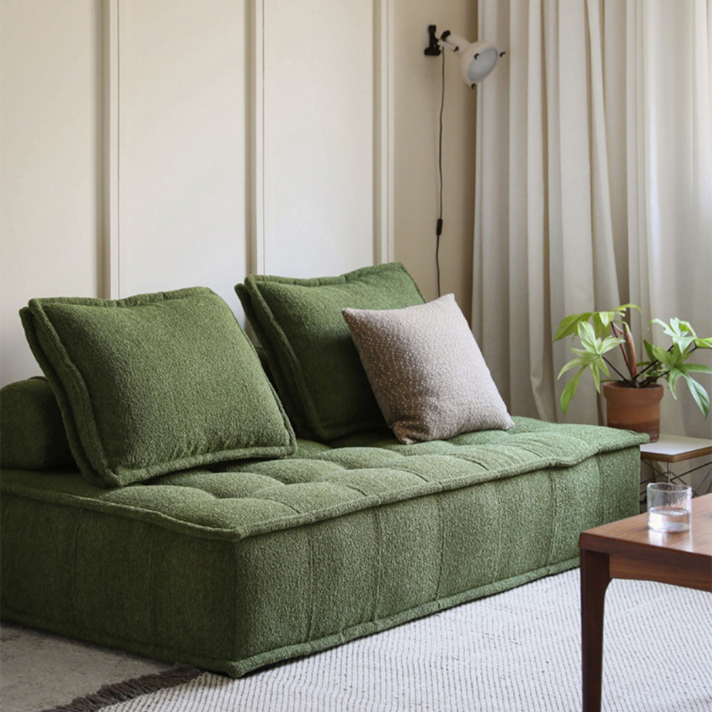 Corrigan Studio® Retro Tofu-Block Modular Sofa | Wayfair