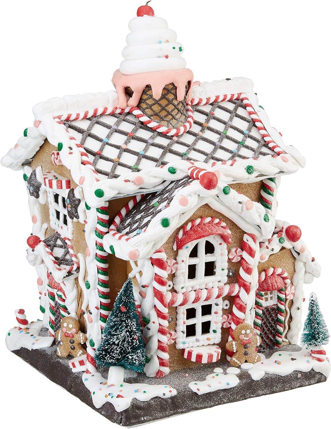 The Holiday Aisle® 14-Inch Battery-Operated Light-Up Gingerbread House ...