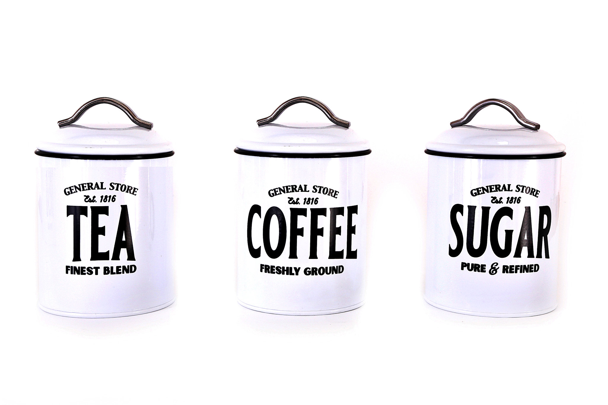 Brambly Cottage 3 Piece Sugar Jar Set | Wayfair.co.uk