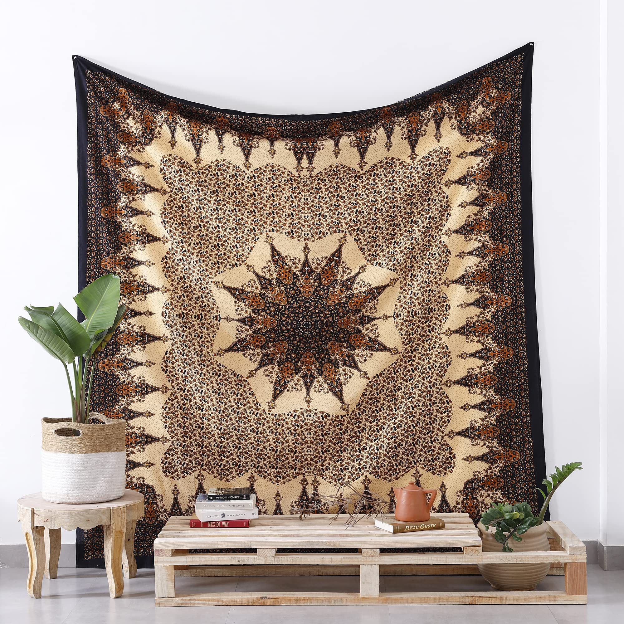 Bungalow Rose Tapestry Wall Hanging Hippie Mandala Bohemian Hippy ...