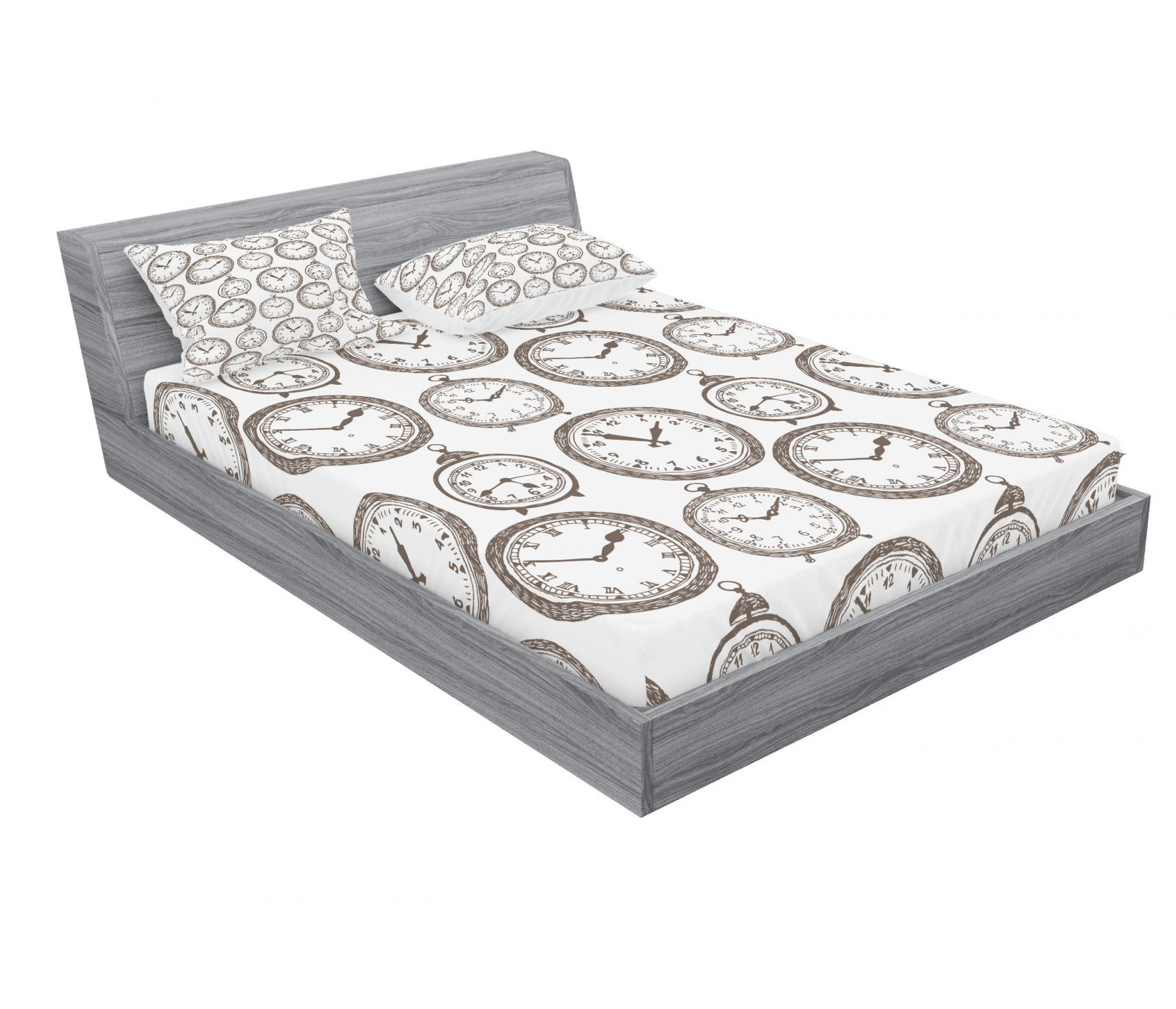 Ambesonne Pocket Watch Sheet Set | Wayfair