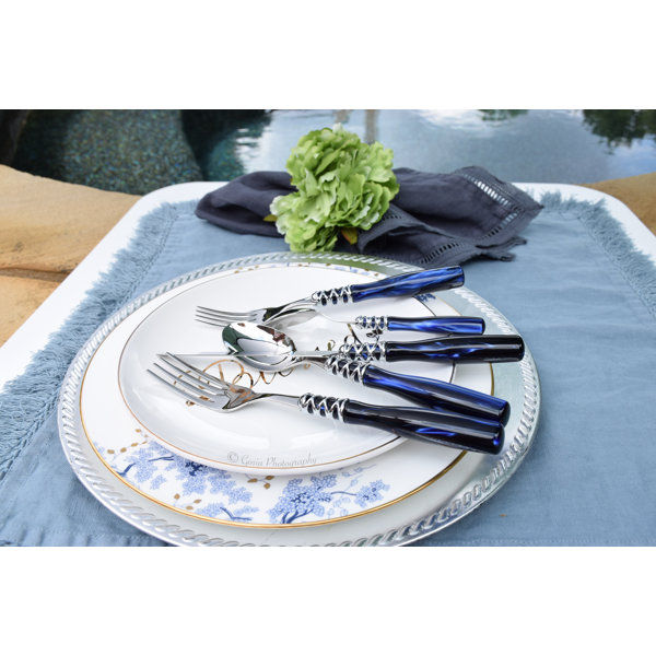 Bugatti Italy Arianna 5 Piece 18/10 Stainless Steel Flatware Set ...