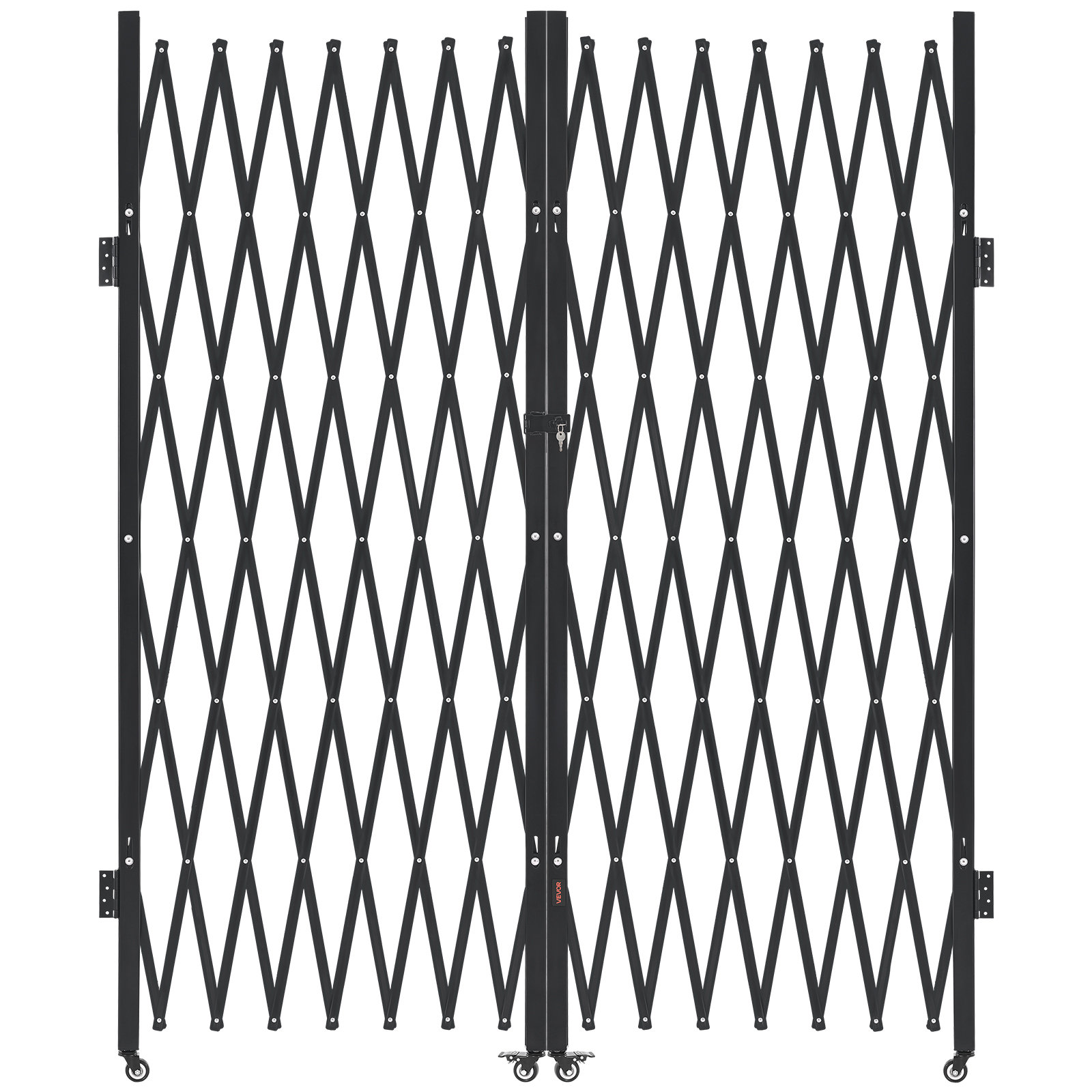 VEVOR Double Folding Security Gate Lockable Scissor Gate - Wayfair Canada