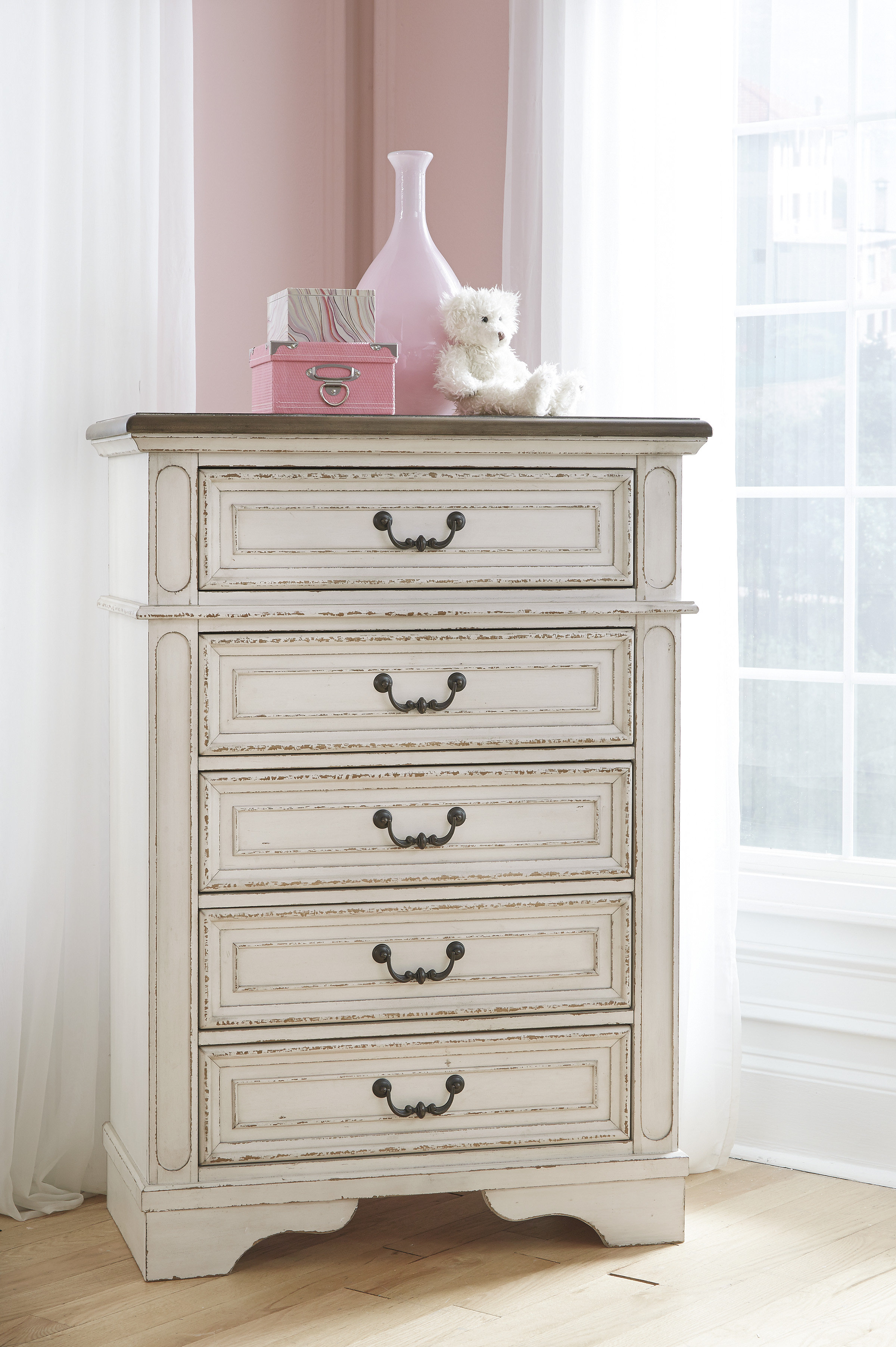Kelly Clarkson Home Hayley 5 Drawer 34'' W Chest & Reviews - Wayfair Canada