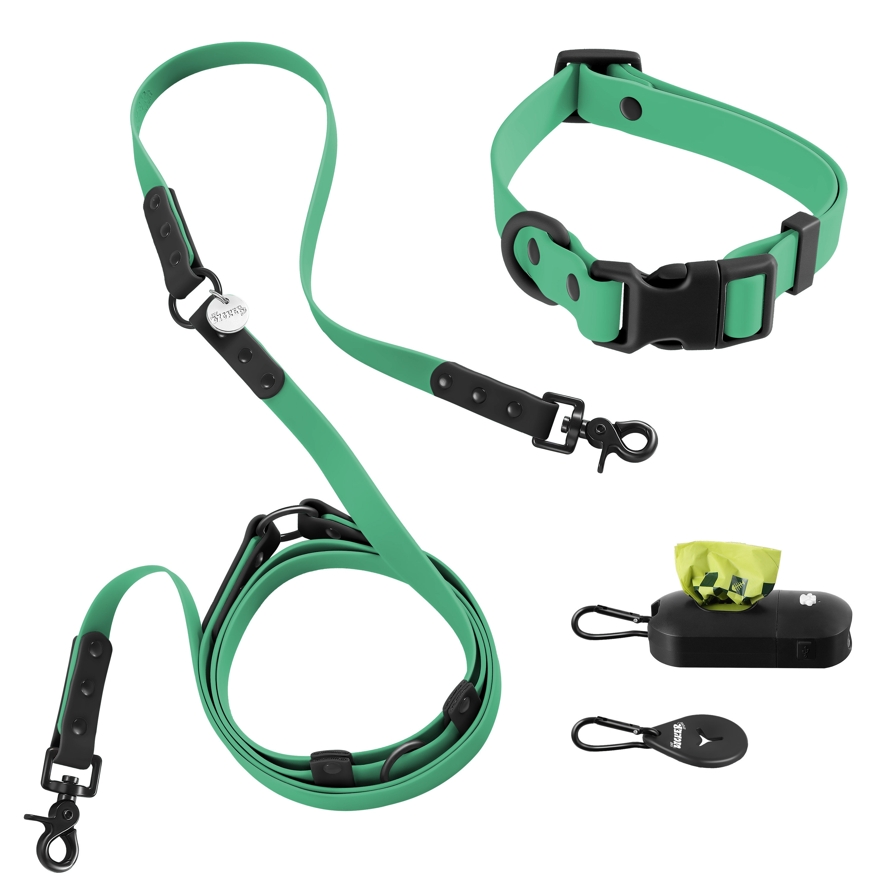 The Licker Store Luna 8FT Adjustable 6-in-1 Waterproof Hands-Free Leash ...