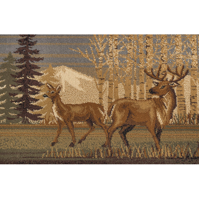 Threadbind Performance Brown/Beige Rug & Reviews | Wayfair