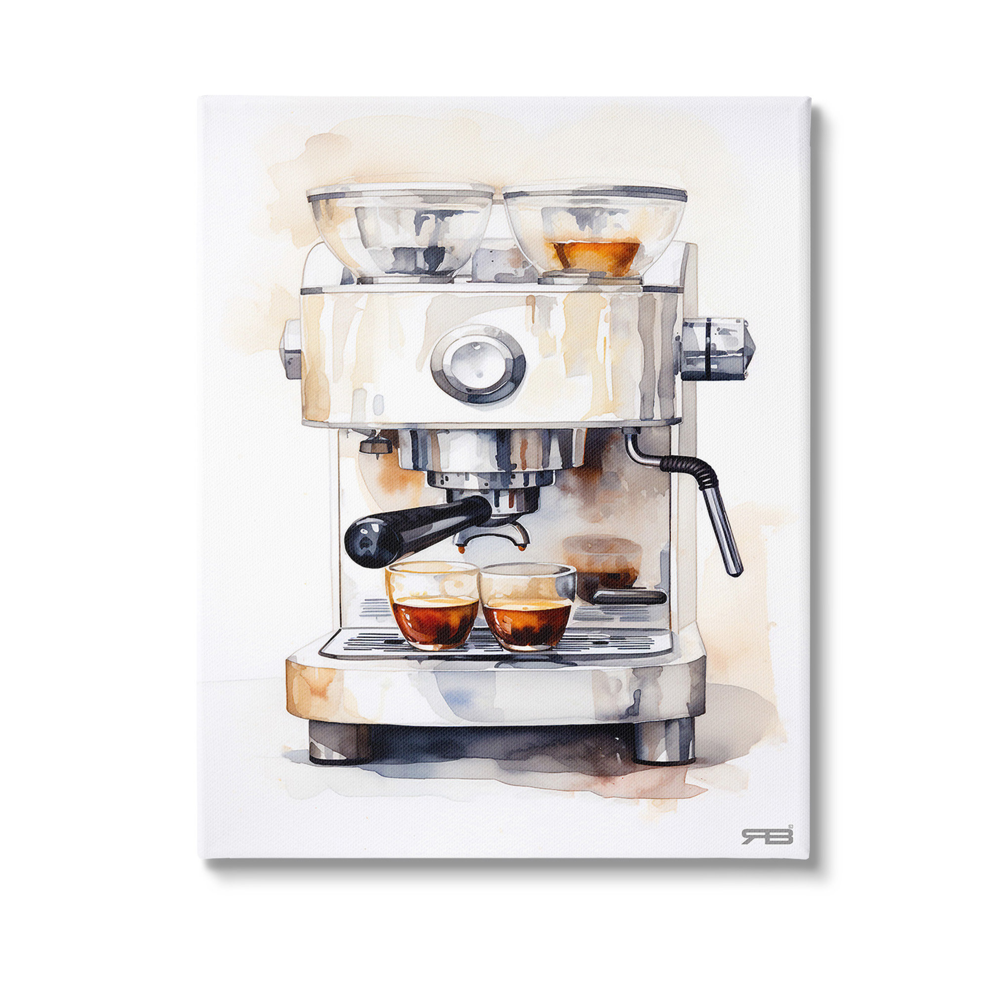 Winston Porter ModernEspressoMachineCanvasWallArtbyRB - Wayfair Canada