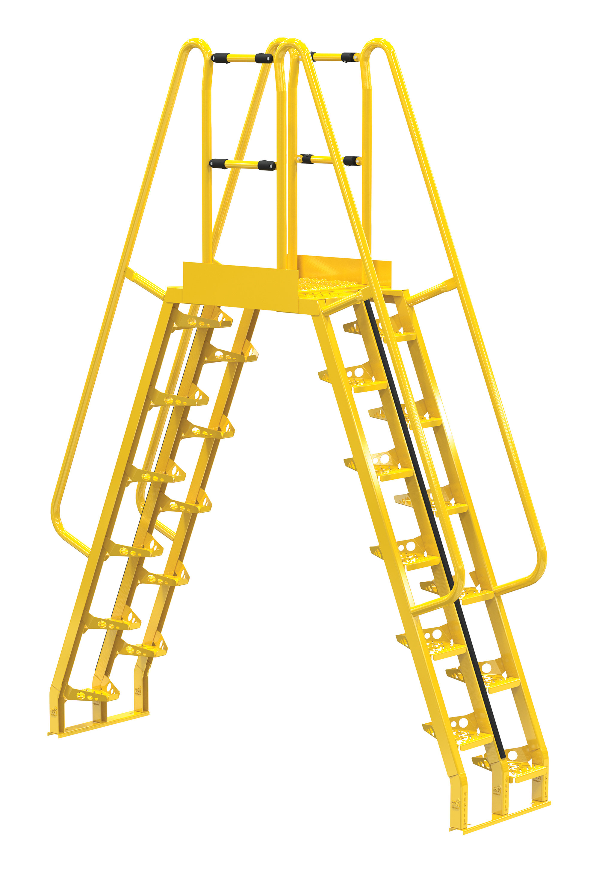 Vestil 10.51' Steel Cross Over Ladder | Wayfair
