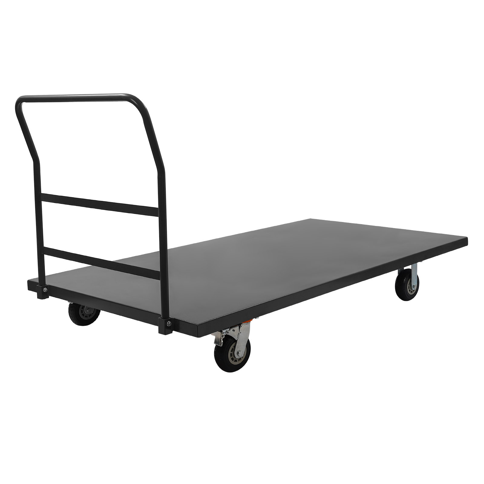 SUNYOU Steel Plate Trolley 2000Lbs 36*72In With Front Armrest Gray ...
