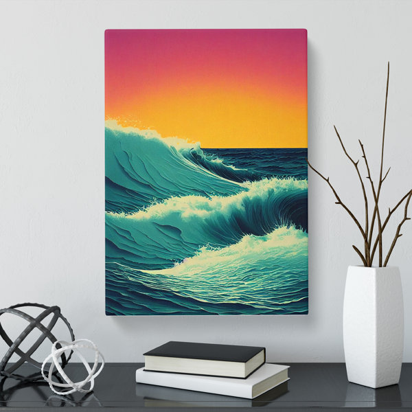 House of Hampton Seascape Ocean Pop Art | Wayfair.co.uk