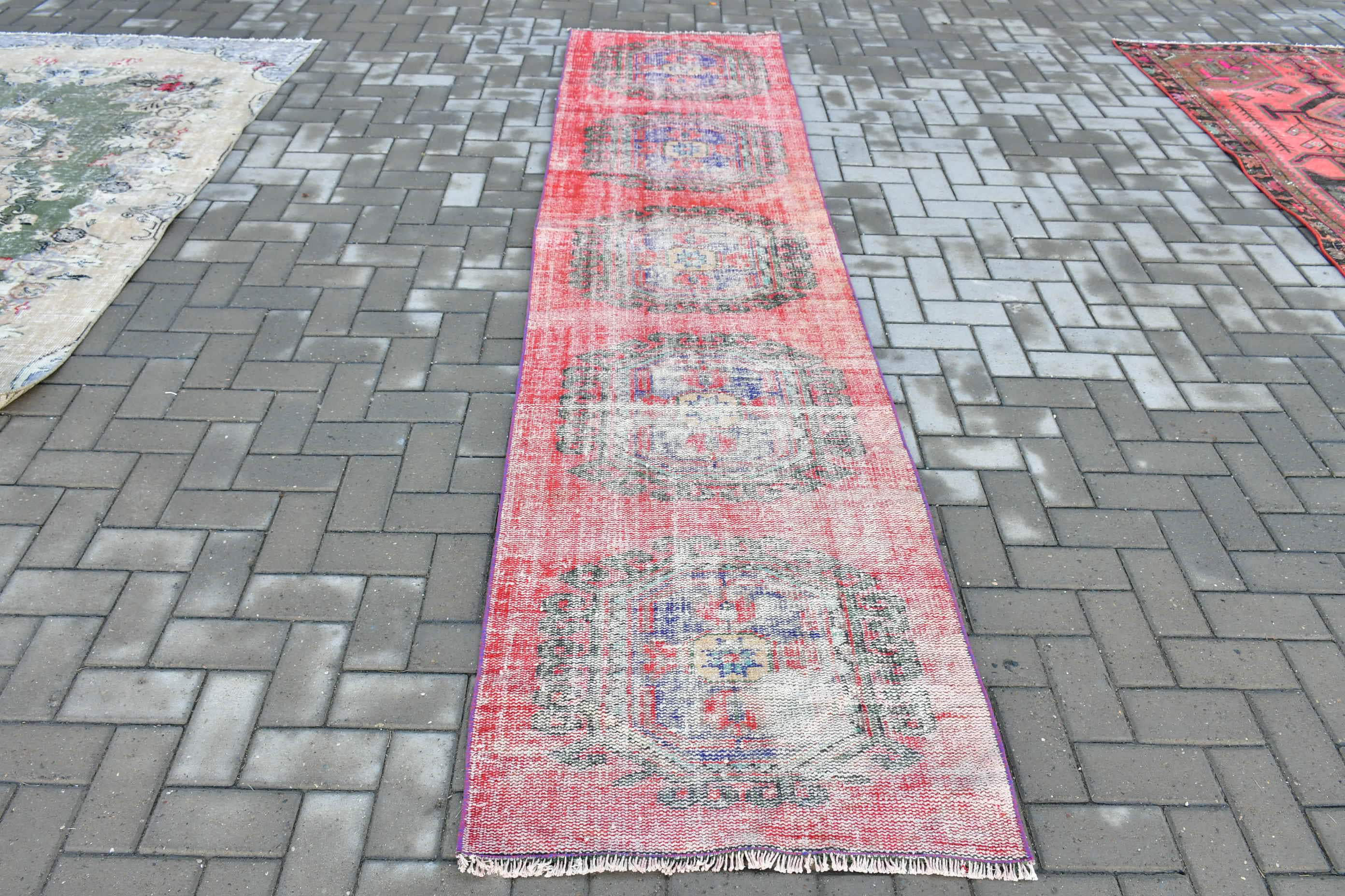 Bungalow Rose Handwoven Turkish Runner Rug in Rich Earth-Tone Colors ...