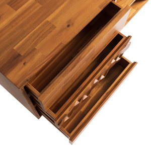 Corrigan Studio® Georgina Solid Wood TV Stand for TVs up to 40 ...