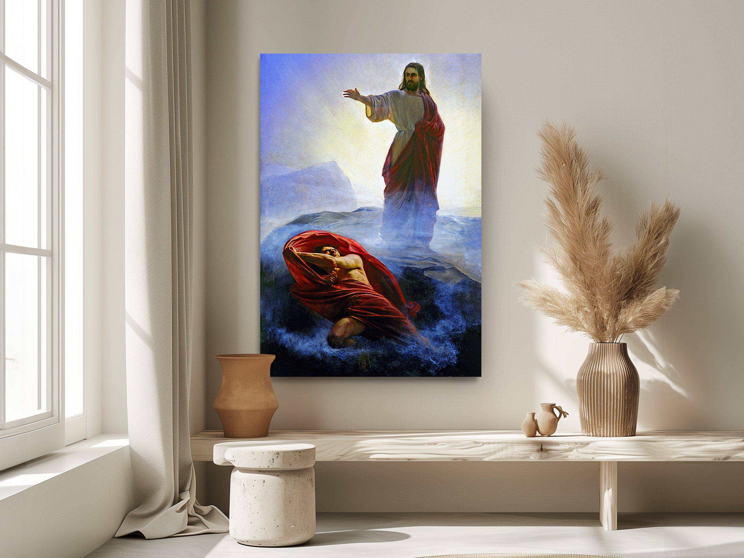 Charlton Home Carl Heinrich Bloch Jesus Tempted Reproduction Wall Art ...