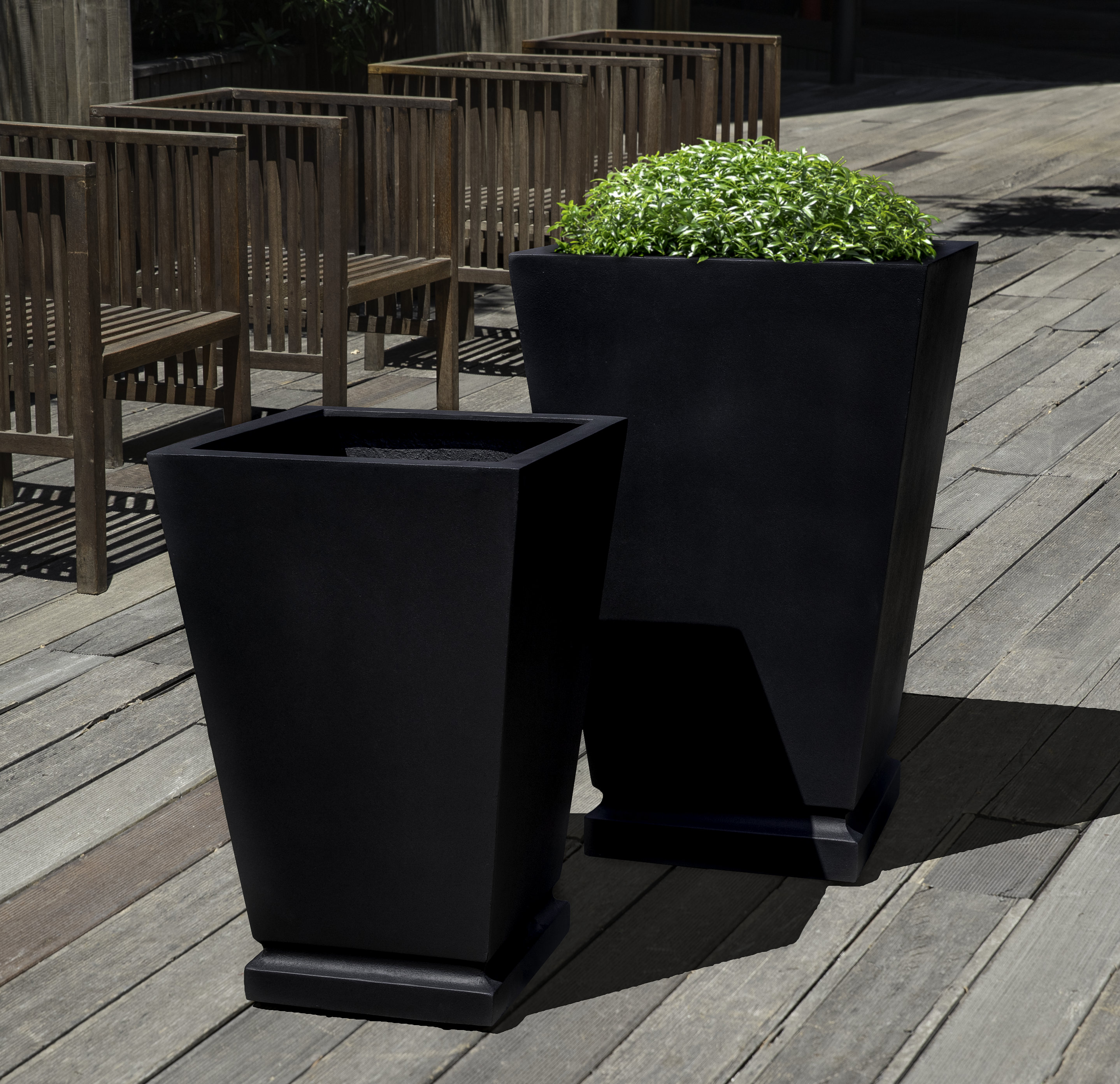 Darby Home Co Westmere Fiberglass Clay Composite Pot Planter | Wayfair