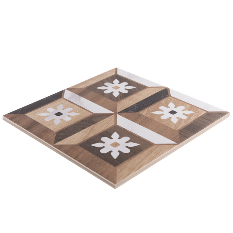 Industry Tile Artwood 8" x 8" Porcelain Wood Look Floor Use Tile ...