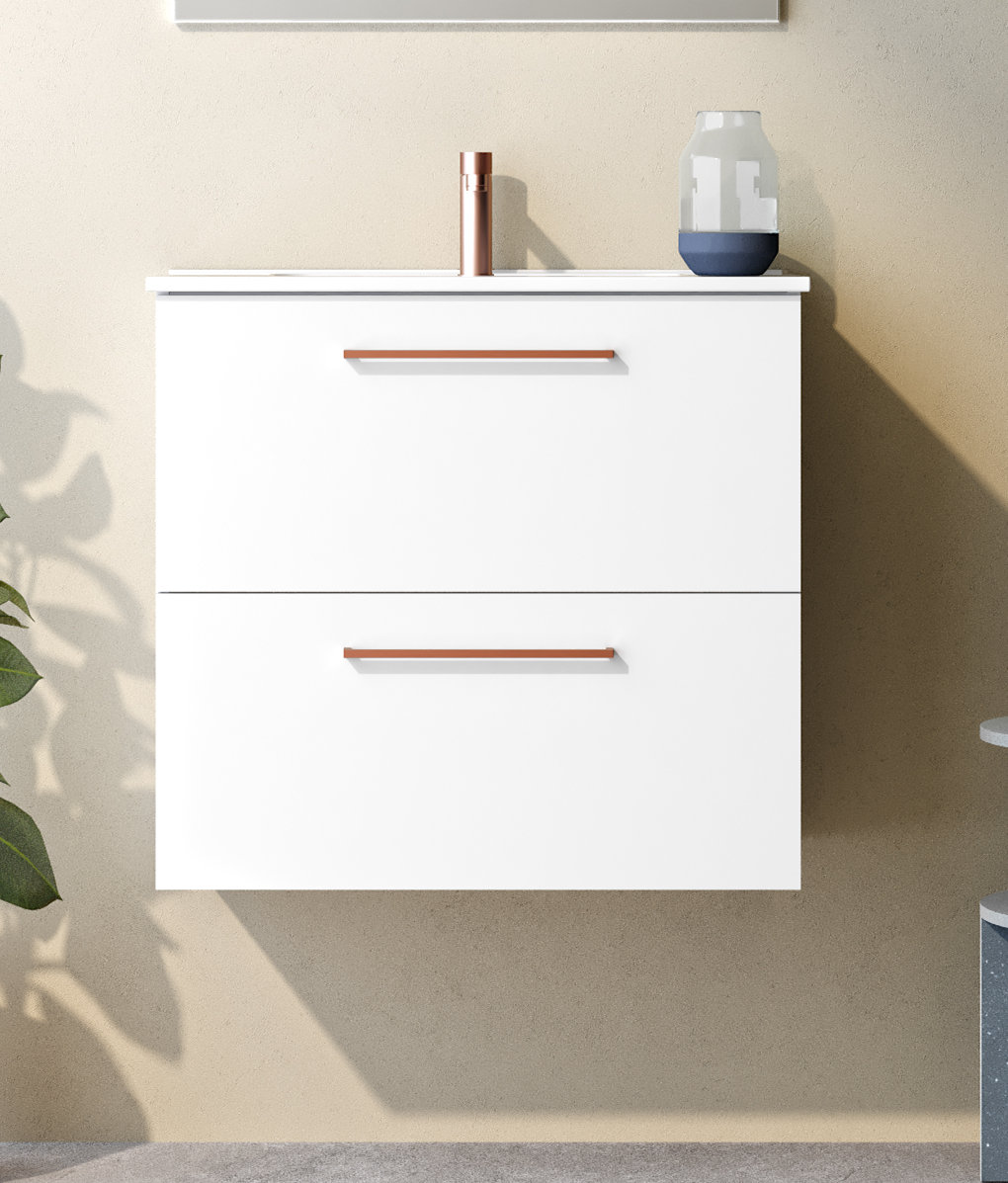 Ebern Designs Creeksville 600mm Wall Hung Single Vanity Unit | Wayfair.ie