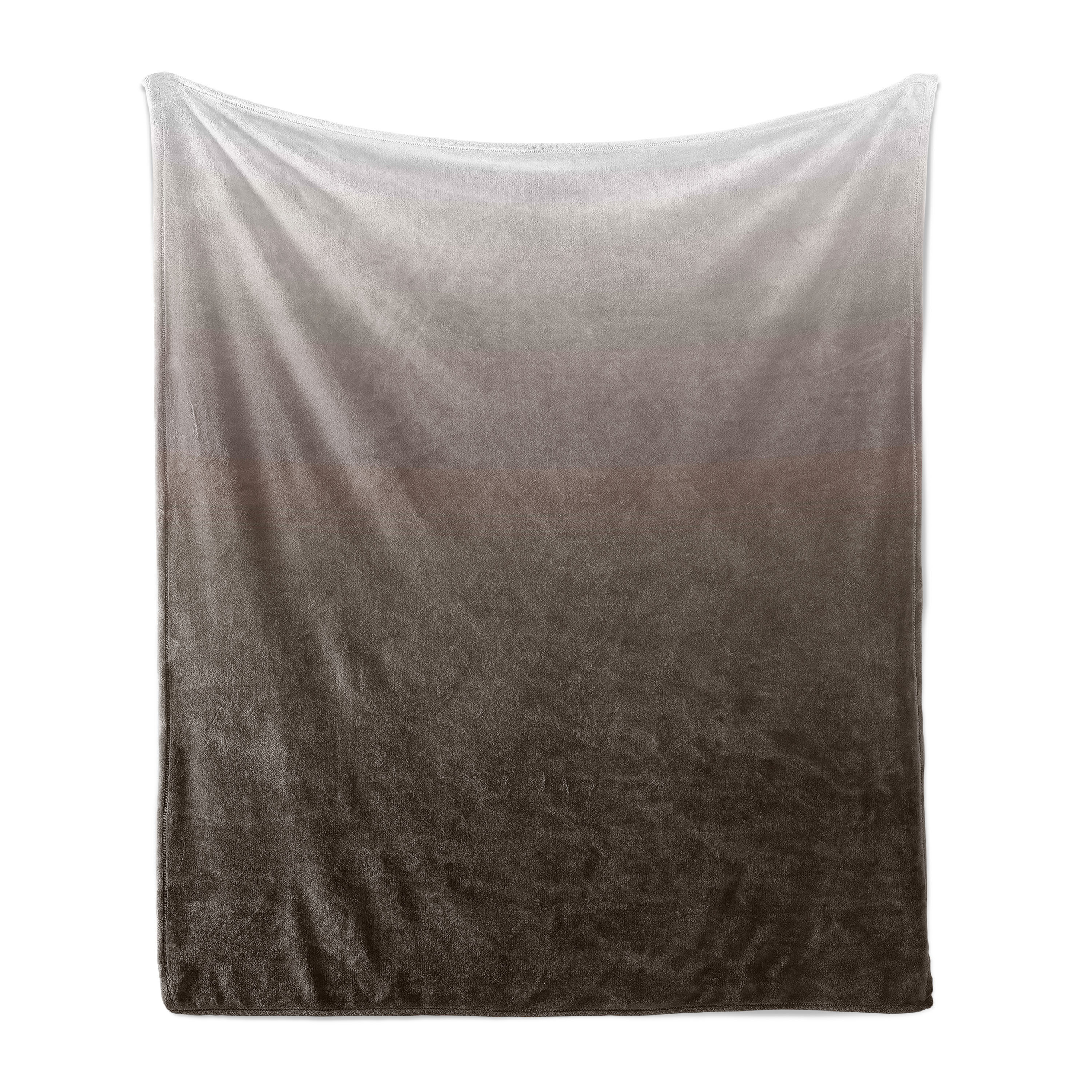Ambesonne Ombre Fleece Throw Blanket Digital Chocolate | Wayfair