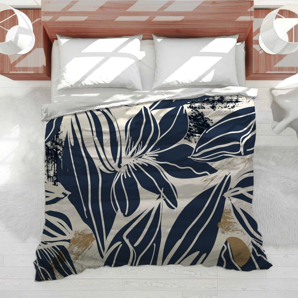VisionDecor Leafy Pattern Bedding Cool pattern Duvet Cover Seasonal ...