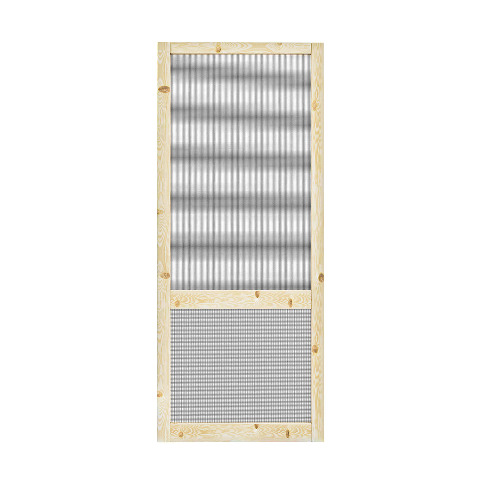 HOZONE Screen 2 Bar 80-In Height White Primed Screen Door Slab Only ...