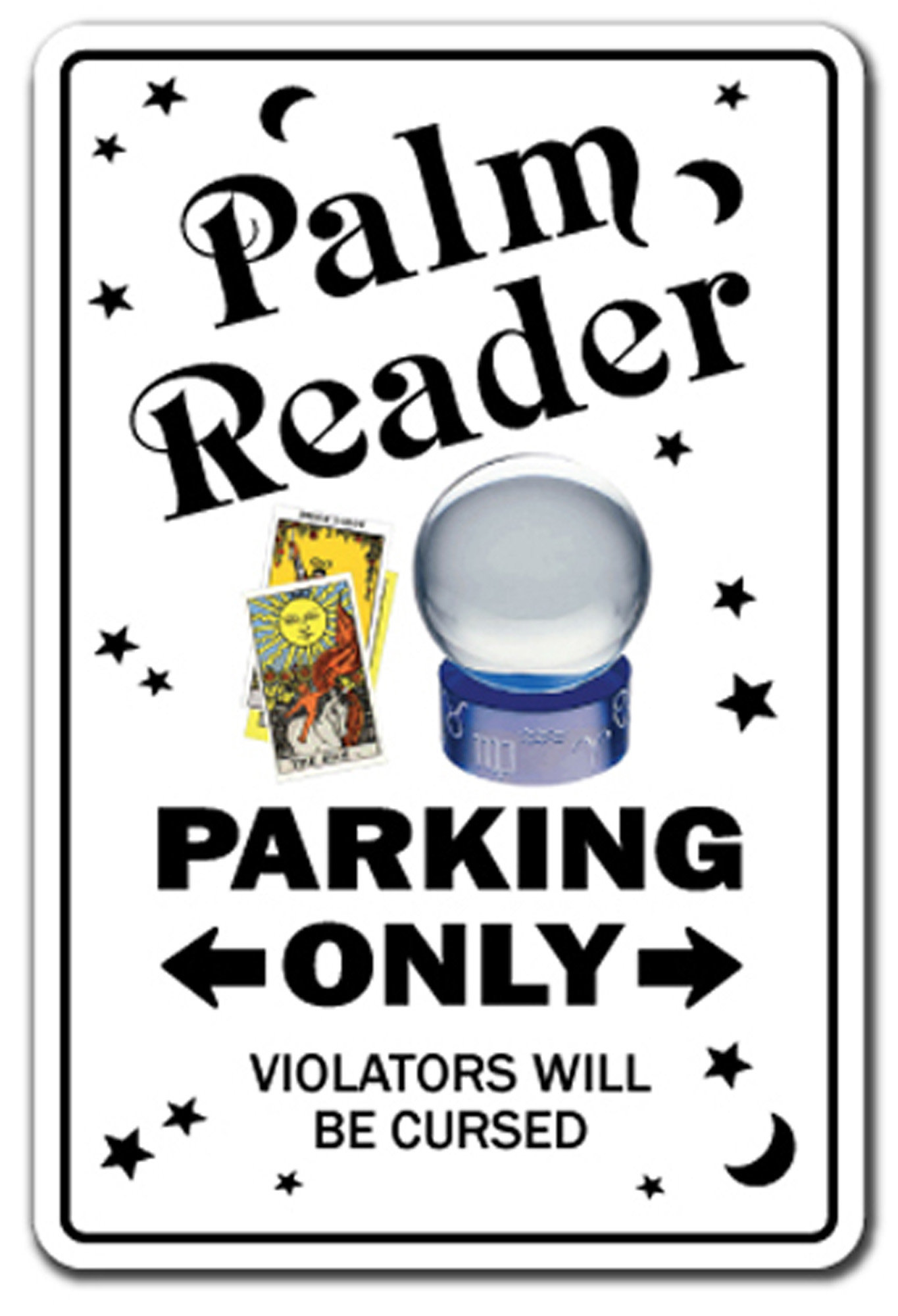 Trinx PALM READER Sign Parking Psychic Reading Astrology Fortune Teller ...