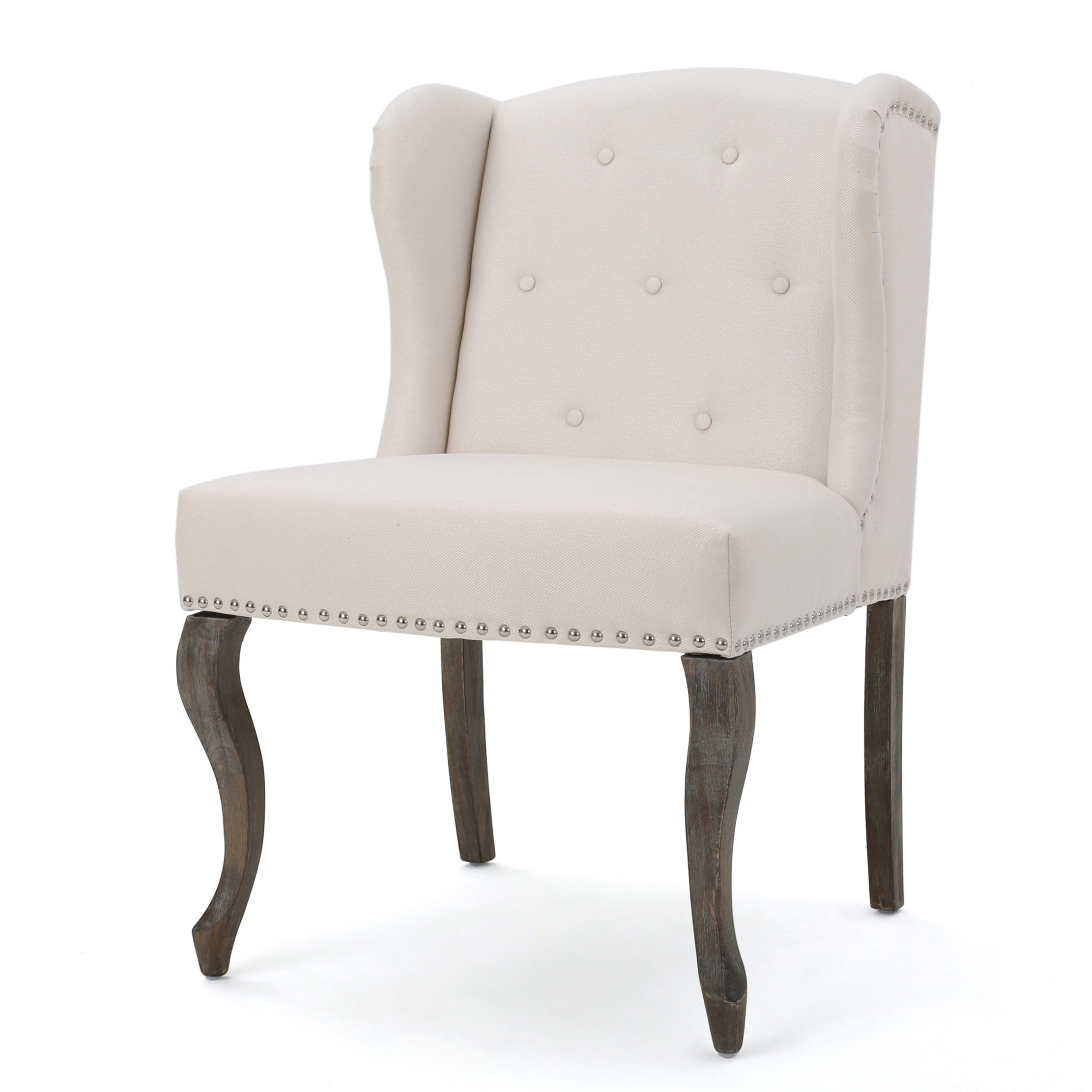 August Grove® Elegant Upholstered Single Chair With Curved Silhouette ...