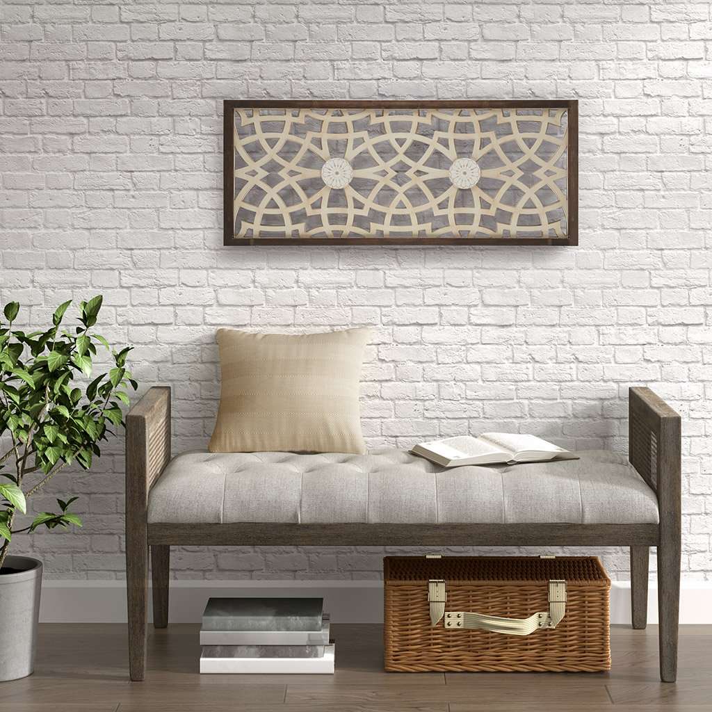 Lark Manor™ Spence Two-Tone Geometric Wall Decor | Wayfair