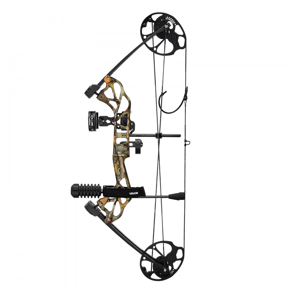 VEVOR Compound Bow Archery Right Hand Arrow Set 70 Lbs 320 fps Hunting ...