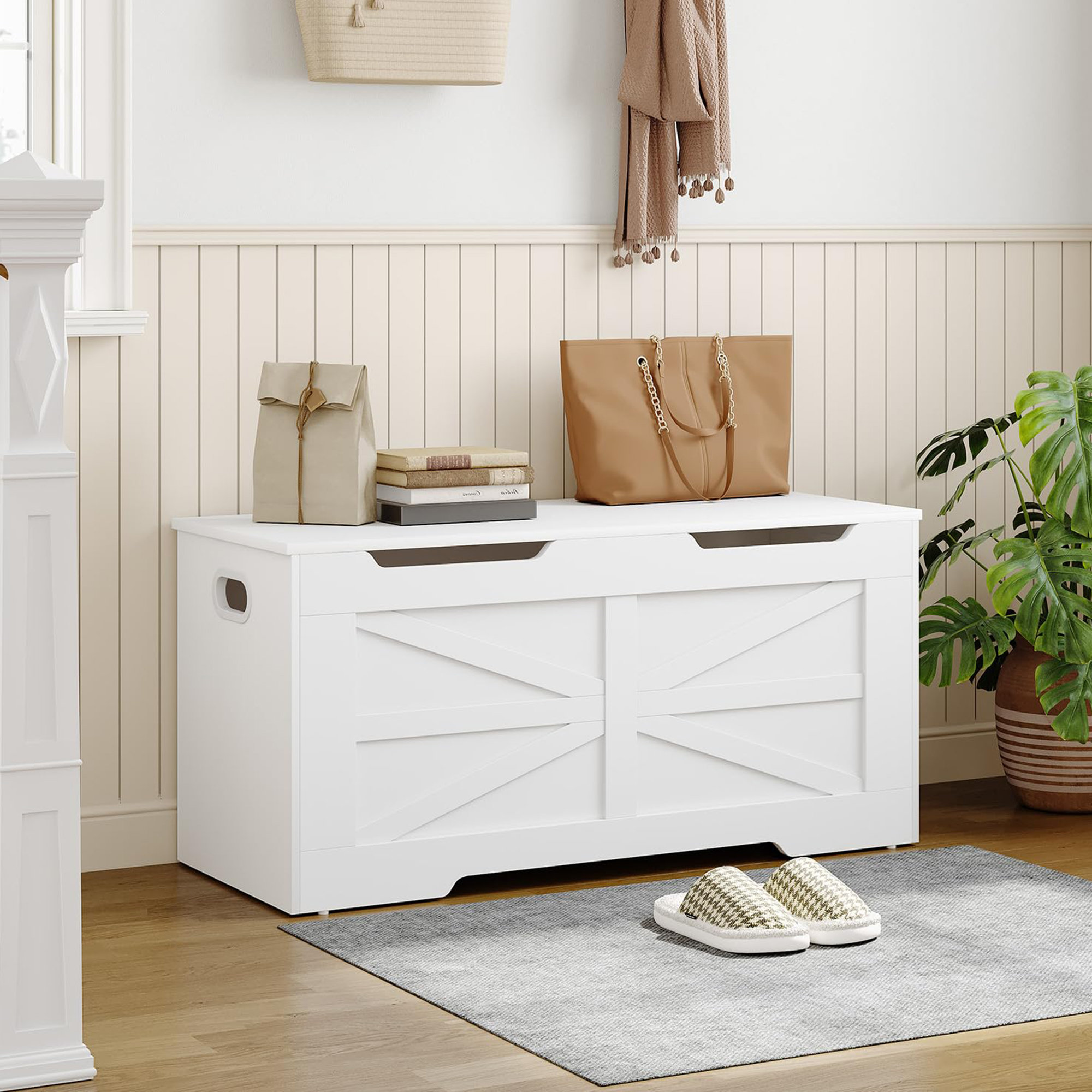 Ophelia & Co. 39.4" Storage Chest, Extra Large Storage Trunk with 2 ...