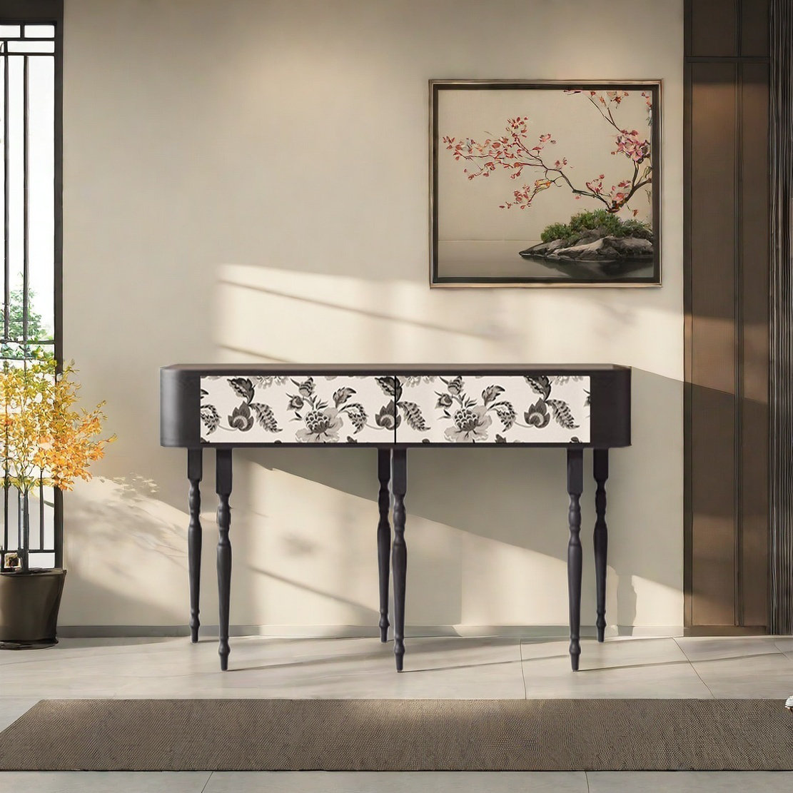 Liu's ink furniture Retro Art Console Table | Wayfair