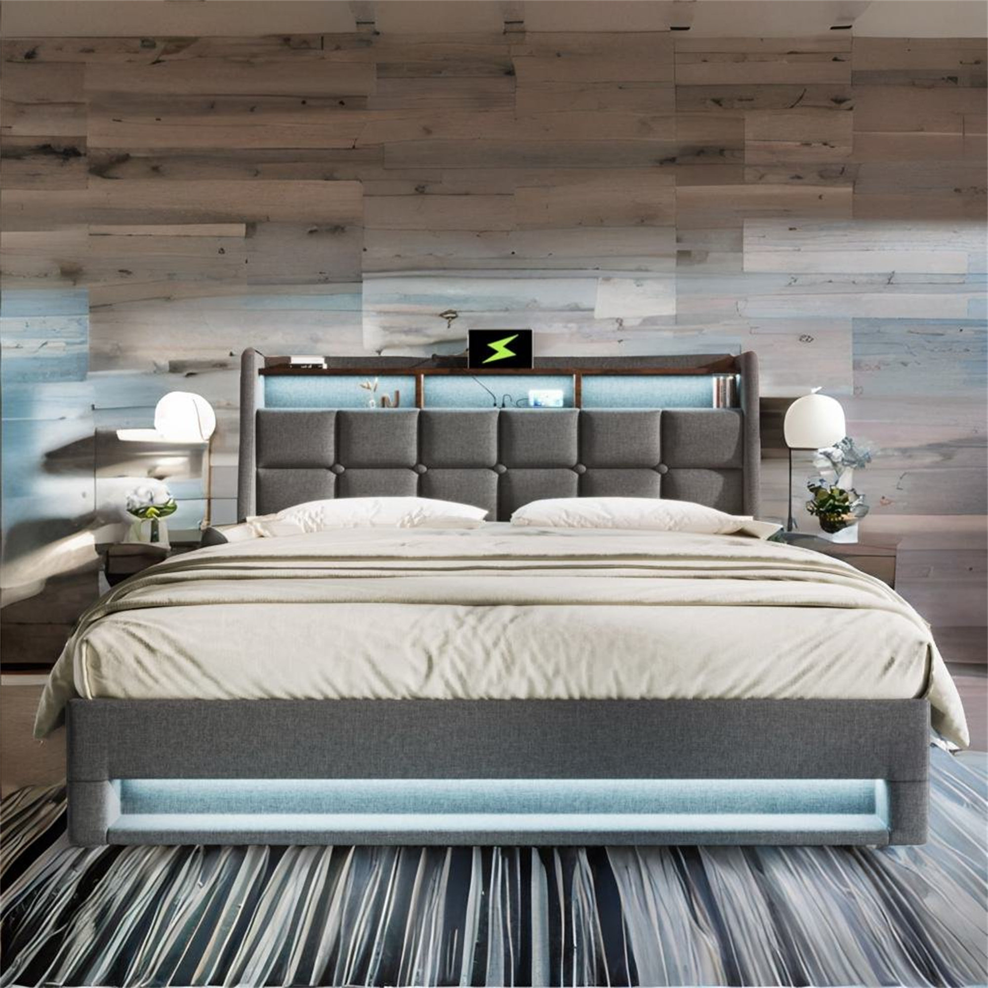 Brayden Studio® Daegen Upholstered Platform Storage Bed | Wayfair