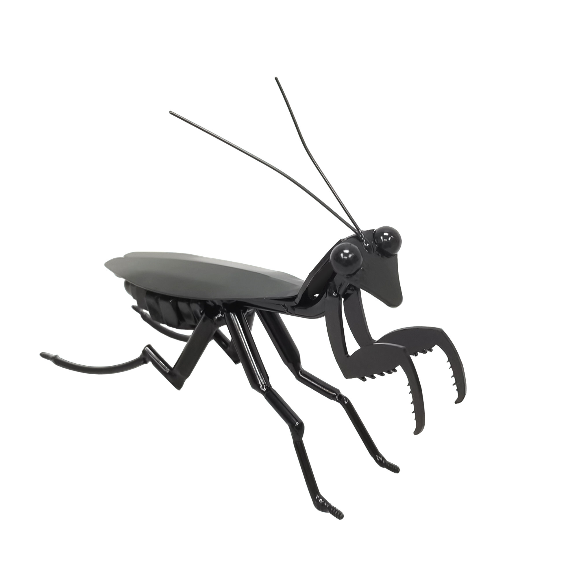 Trinx Fixturedisplays® 6 X 3 X 2" Metal Mantis Craft Delightful ...