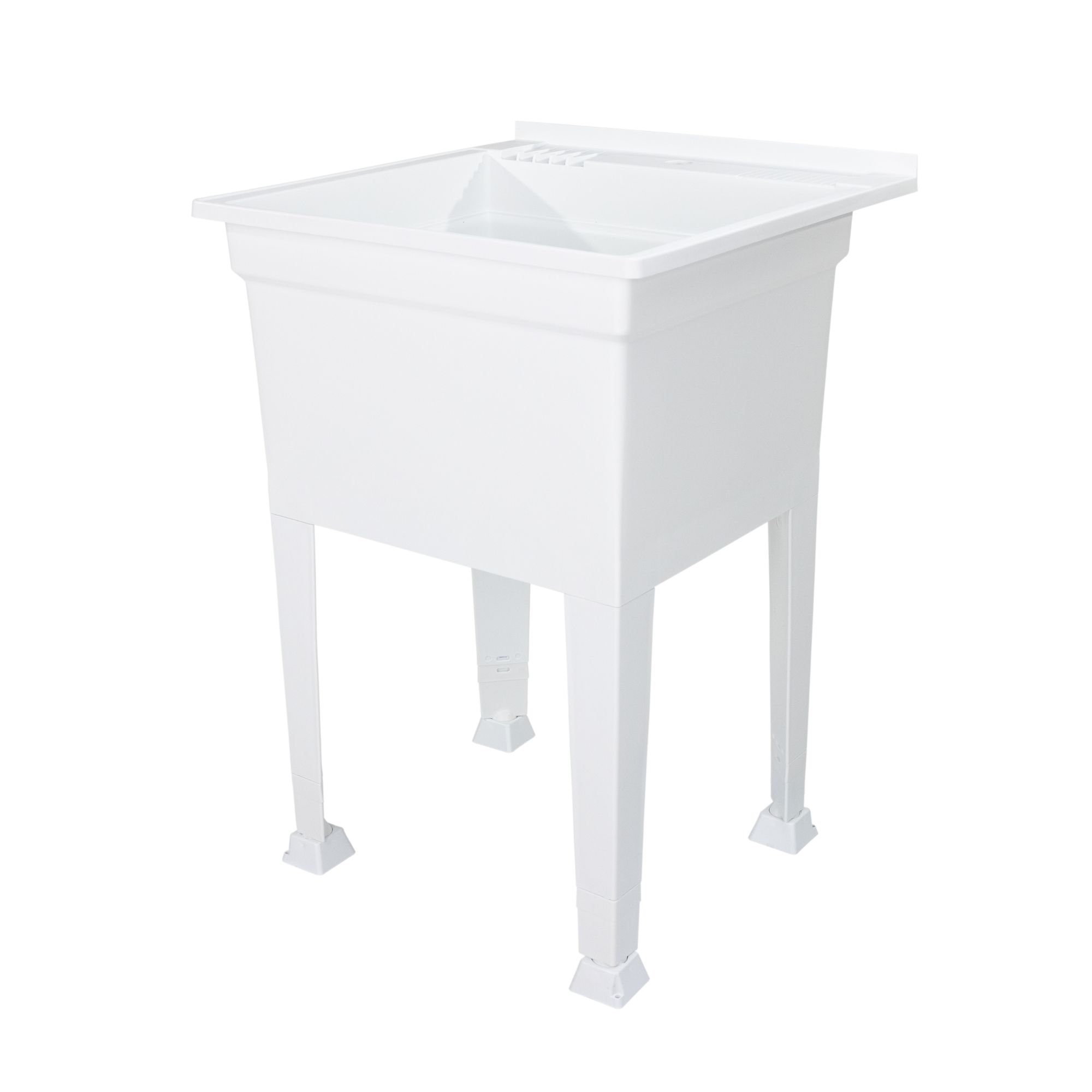 UTILITYSINKS Utility Sink Heavy Duty Freestanding Utility Tub Sink, 24 ...