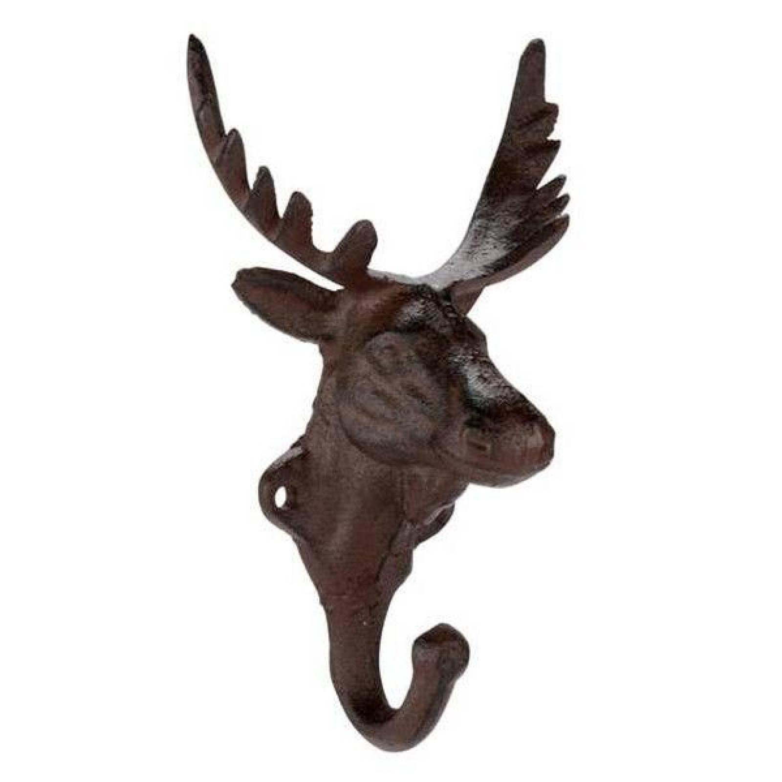 Millwood Pines Cast Iron Moose Wall Hook | Wayfair