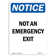 SignMission Notice - Not an Emergency Exit Sign - Wayfair Canada