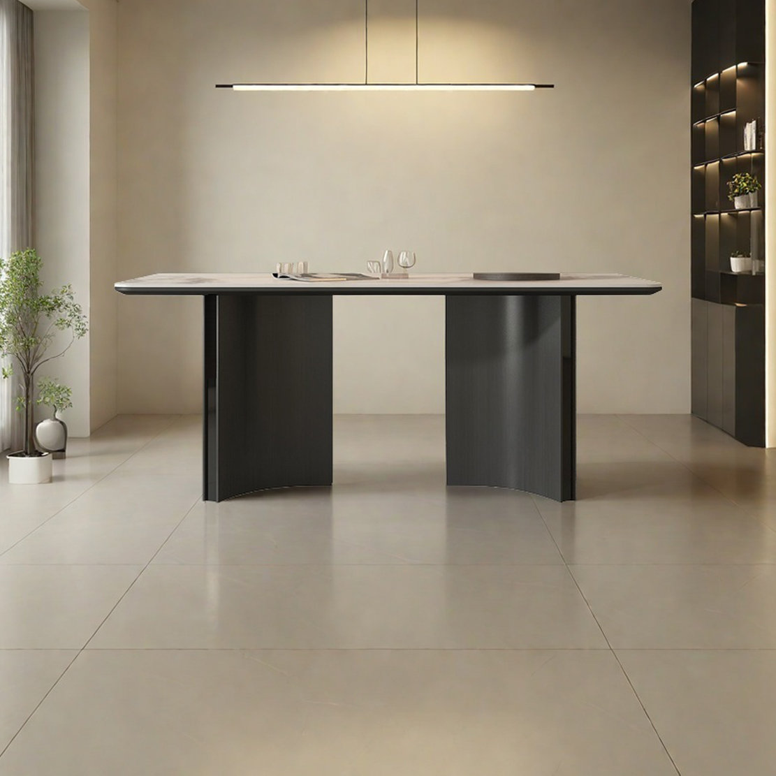 Brayden Studio Minimalist Rock Slab Dining Table - Wayfair Canada