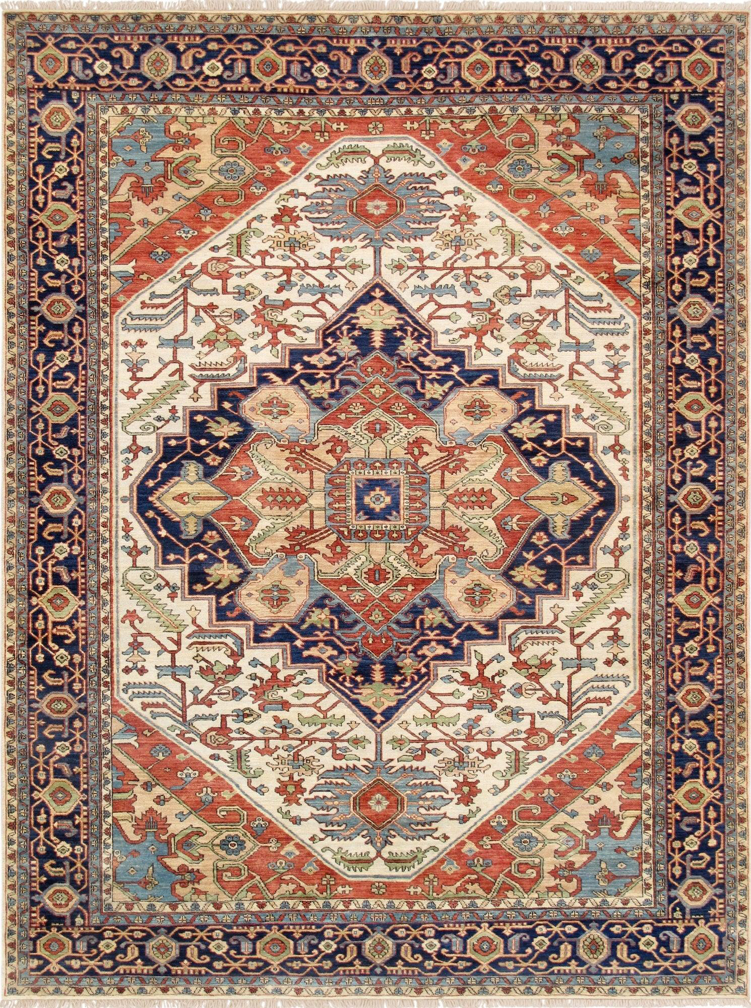 Isabelline Oriental Handmade Rectangle 5'1" x 7' Wool/Cotton Area Rug ...