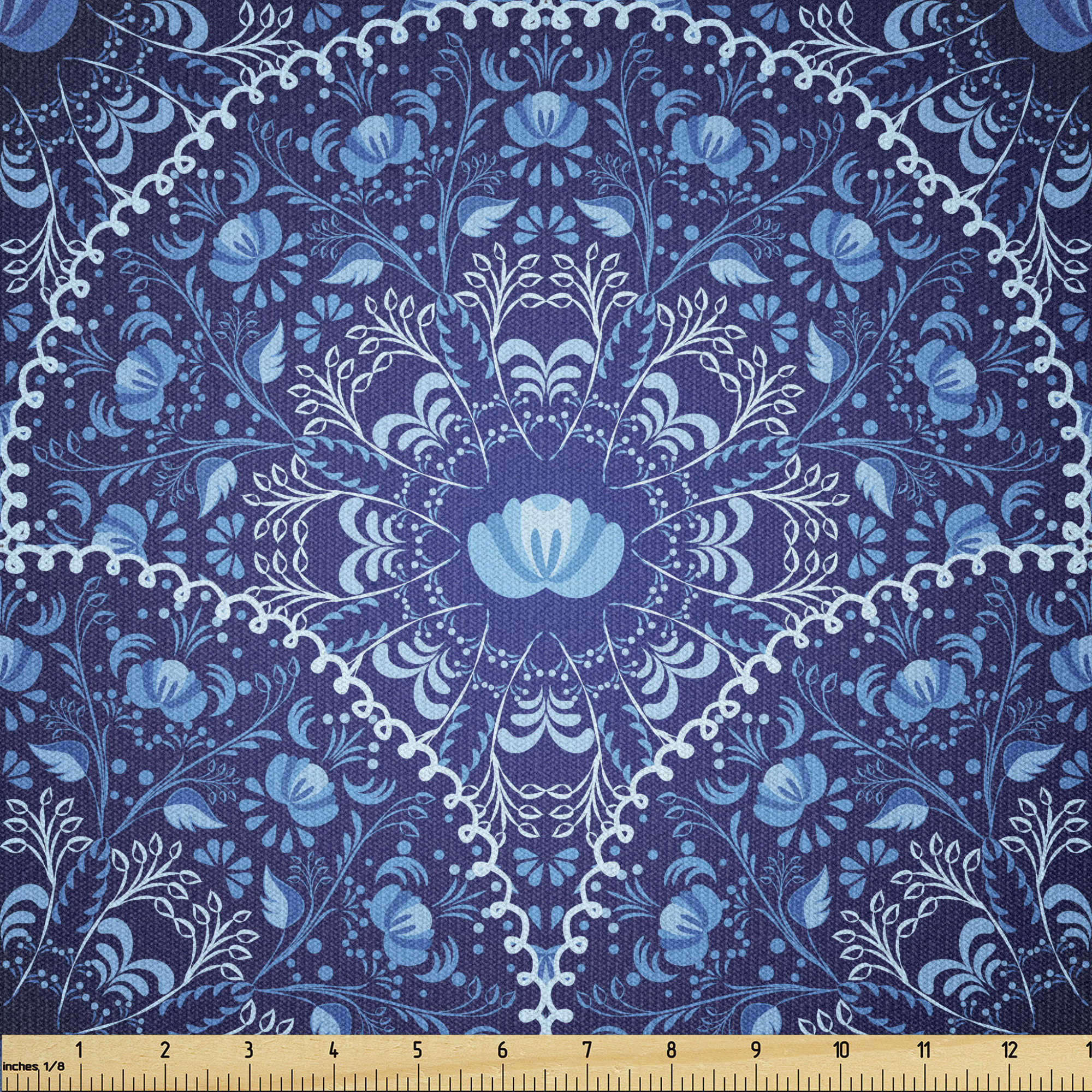 East Urban Home Chuma Circular and Floral Alike Multi-Purpose Fabric ...