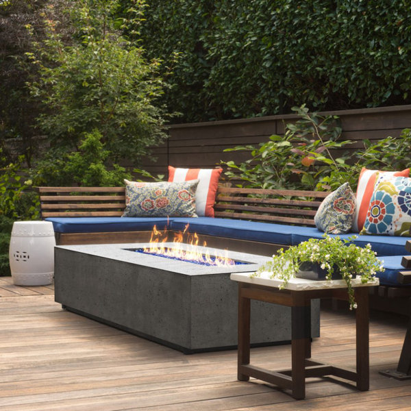 XO Appliance 16" H x 60" W Outdoor Fire Pit Table & Reviews | Perigold