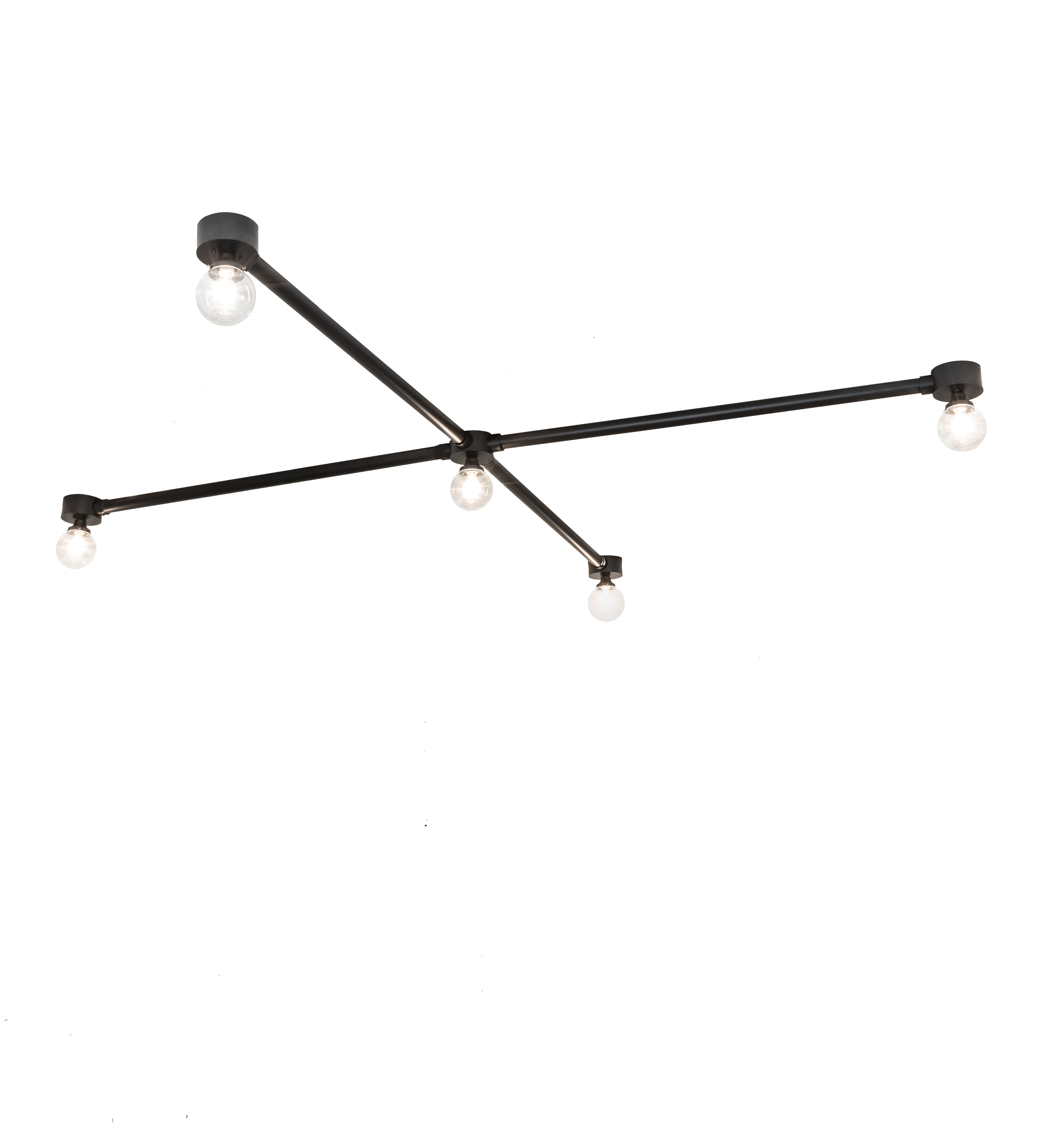 Meyda Lighting 96"Sq Pronograde Jack 5 Light Flushmount Ceiling Fixture ...
