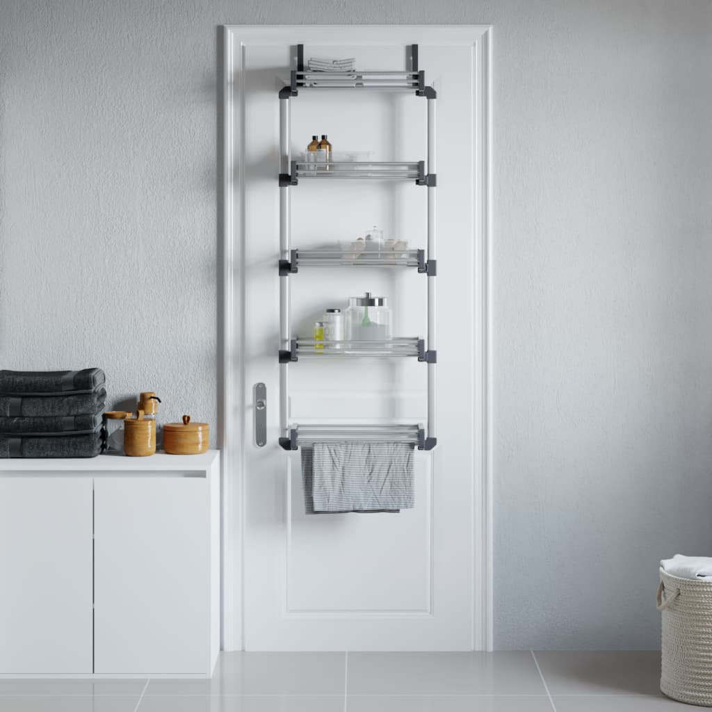 Rebrilliant Updegraff Door Organizer with 5 Shelves Aluminum | Wayfair.co.uk