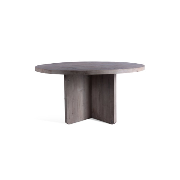 Bliss Studio Axel Round Solid Wood Dining Table | Wayfair