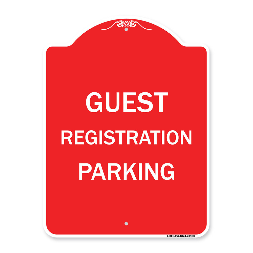 SignMission Signmission Designer Series Sign - Guest Registration ...