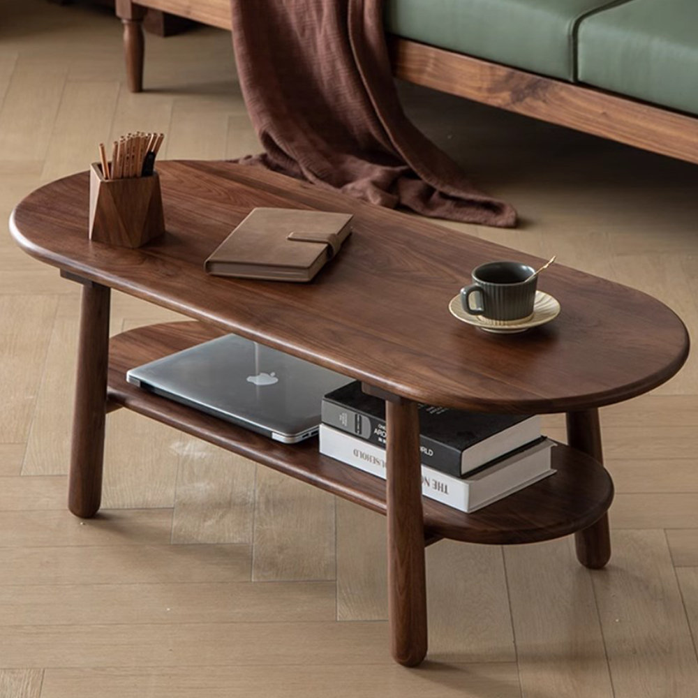 jessica Simple Solid Wood Coffee Table Solid Wood Coffee Table | Wayfair