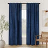 Eider & Ivory™ Kaori Chenille Room Darkening Single Curtain Panel ...