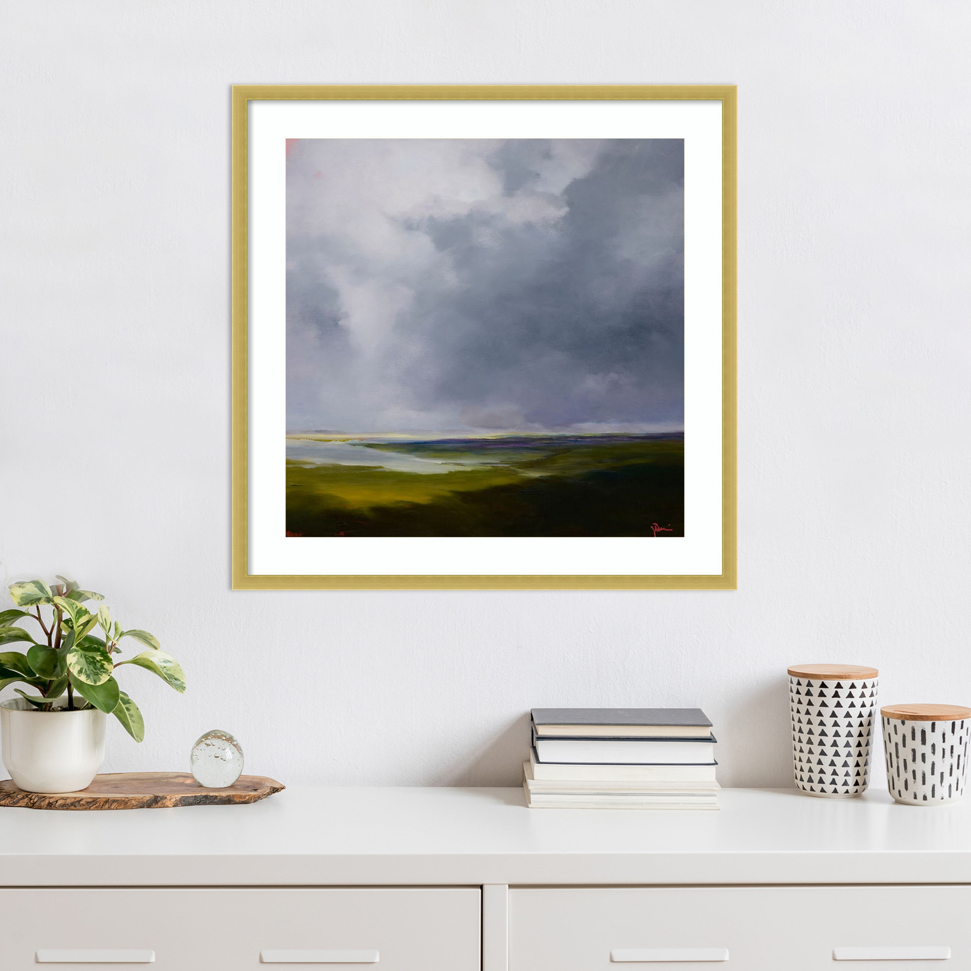 Lark Manor™ The Green by Patrick Dennis Wood Framed Wall Art Print ...