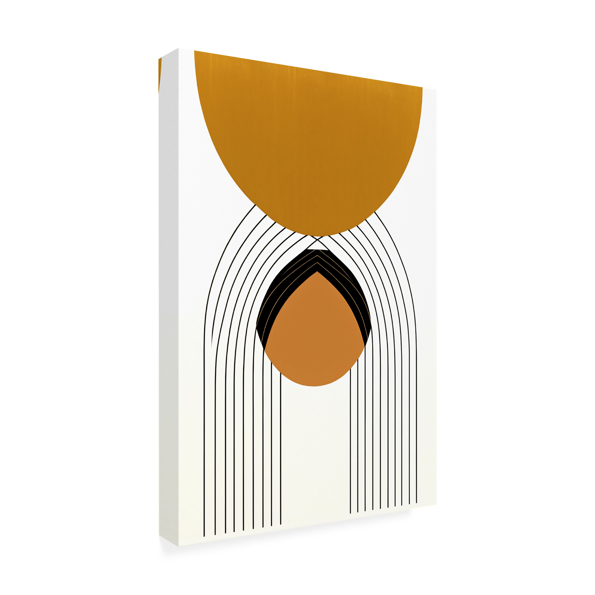 George Oliver Ray Heere Mid Century Abstract Painting 30 Canvas Art ...