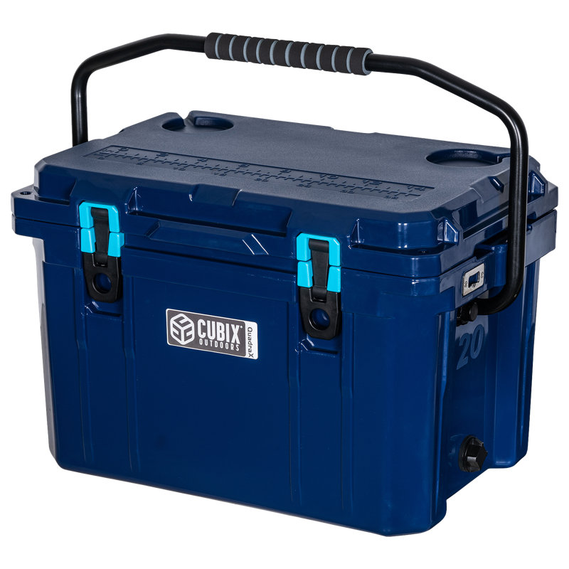 Cubix Outdoors Quadrax 20 Quart Cooler - Rotomolded Hard Cooler ...