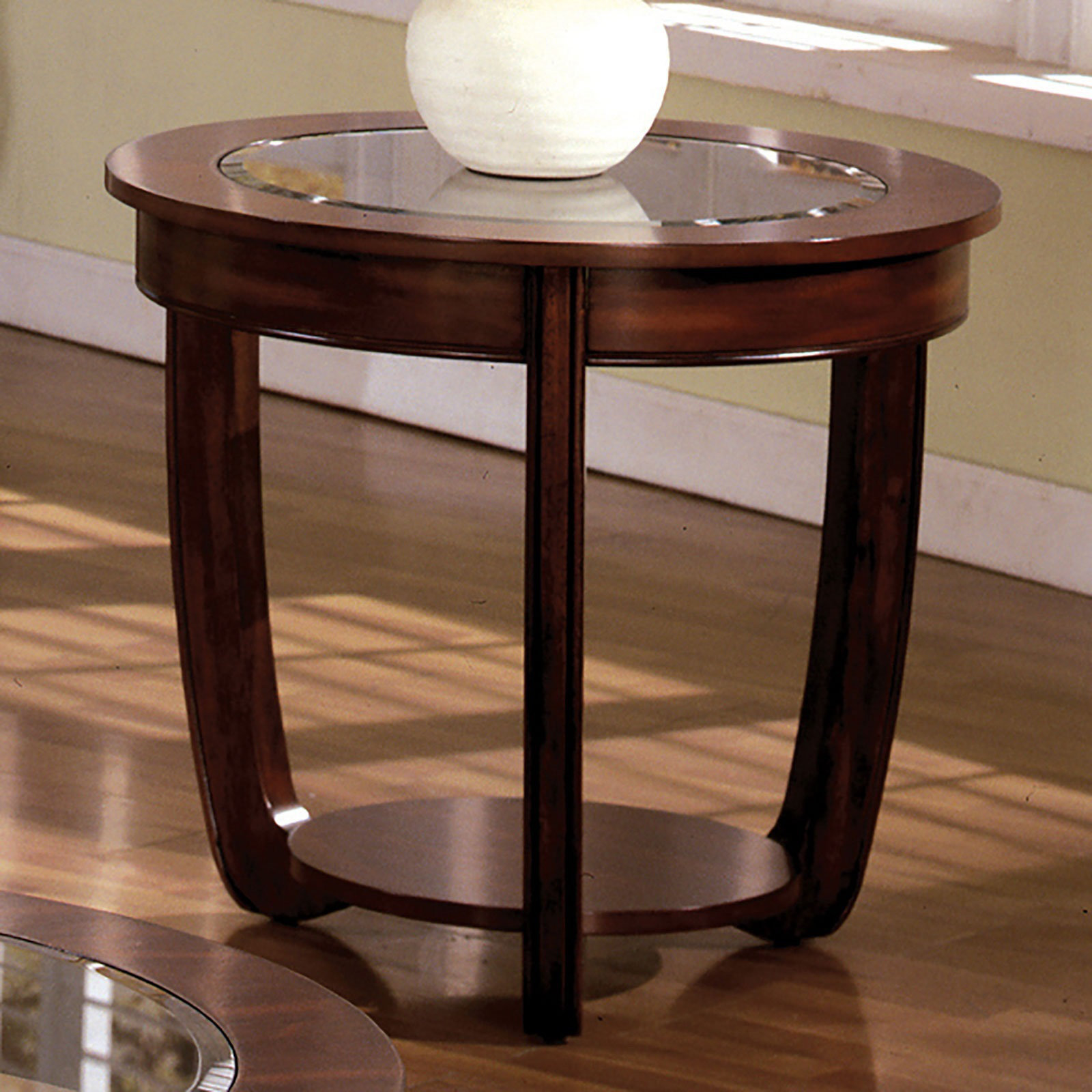 Wrought Studio™ Charming Open-Bottom Shelf End Table With Insert For ...